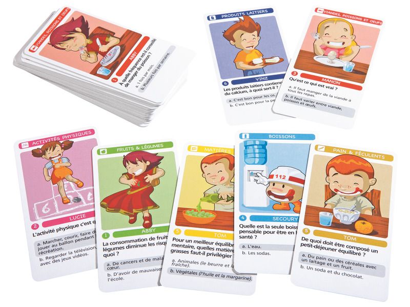 JEU DE 7 FAMILLES Les bons gestes Nutrition/Équilibre alimentaire