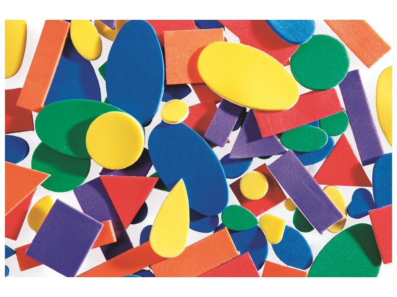 FORMES EN MOUSSE ADHÉSIVES Géomousses