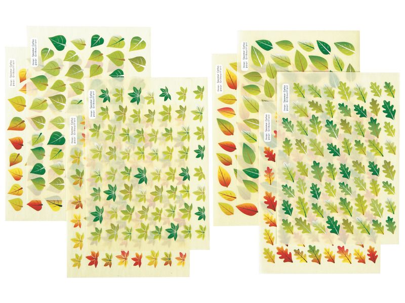 GOMMETTES NATURE Feuilles